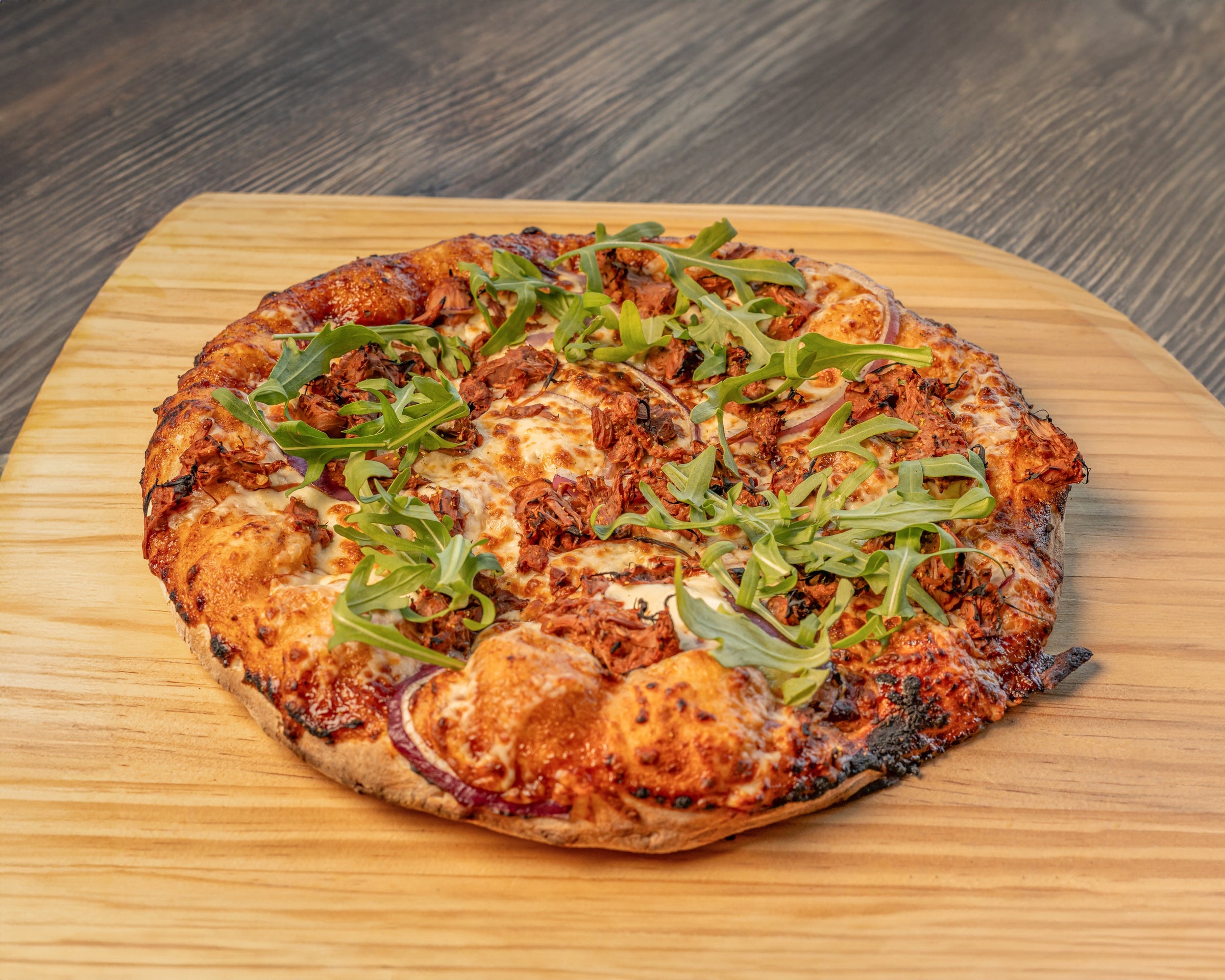 jackfruit bbq pizza